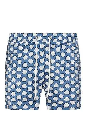 Onia Charles 4 Swim Trunk - Dark Blue Multi