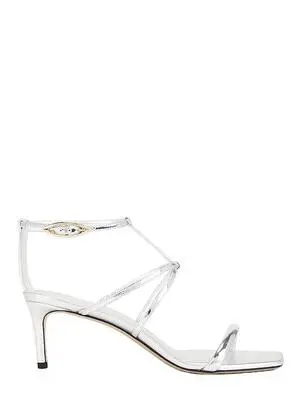 ALEXANDRE BIRMAN Phoebe 60 Sandal - Argento