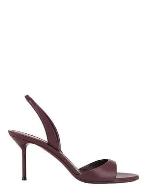 Paris Texas Lidia Slingback 70 Sandal - Rouge Noir
