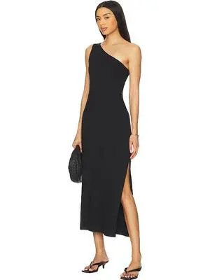 Seafolly Jersey One Shoulder Dress - Black