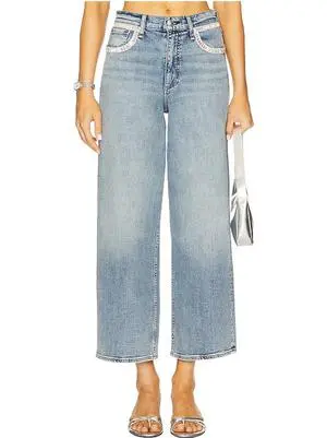 Rag & Bone Andi High-rise Wide-leg Jeans - Pacific Jewel