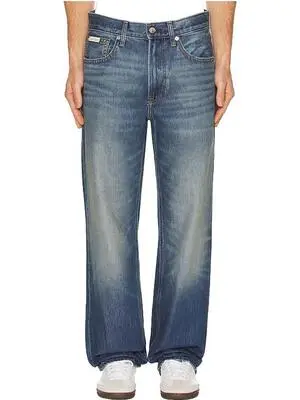 Calvin Klein 90s Straight Jeans - Blue Scallop