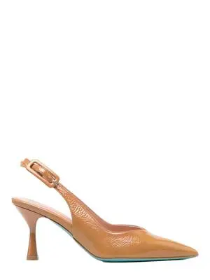 FRATELLI RUSSO 70mm Annuc Slingback Pumps - Brown
