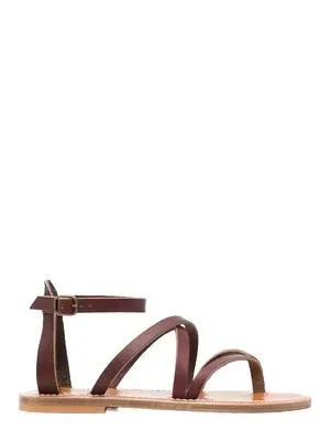 K.JACQUES Epicure Flat Sandals - Brown