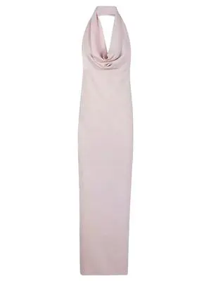 DRHOPE Cowl-neck Maxi Dress - Pink