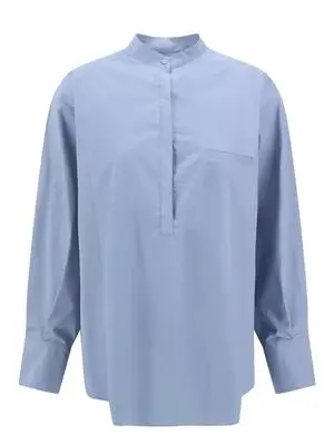 SA SU PHI Cotton Blouse - Blue