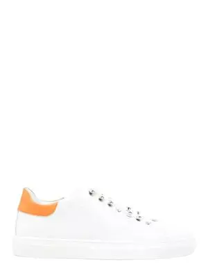 Moschino Leather Sneakers - White