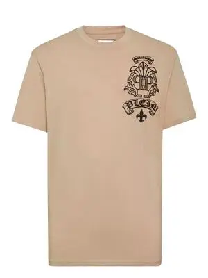 Philipp Plein Logo-appliqué T-shirt - Neutrals