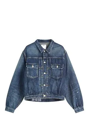 Visvim Ss 101x Damaged 1010 Jacket - Denim