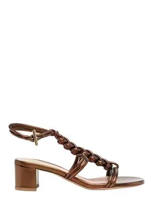GIANVITO ROSSI 45mm Capua Sandals - Brown