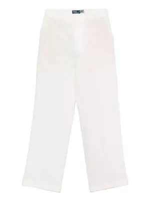 Polo Ralph Lauren Linen Trousers - White