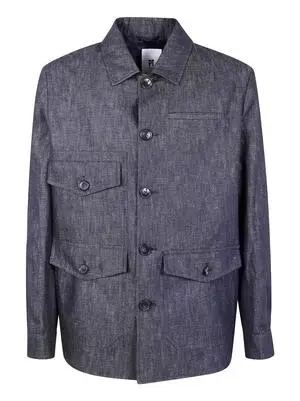 PT TORINO Button-down Jacket - Blue