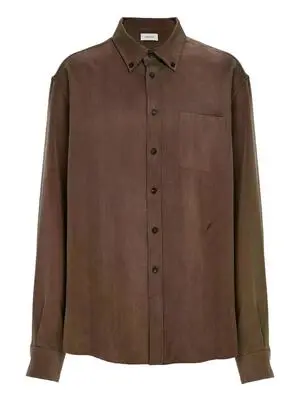 FERRAGAMO Long-sleeved Shirt - Brown