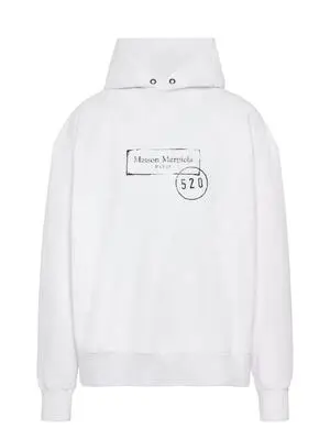 MAISON MARGIELA Cotton Hoodie - White
