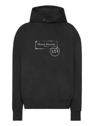 MAISON MARGIELA Cotton Hoodie - Black