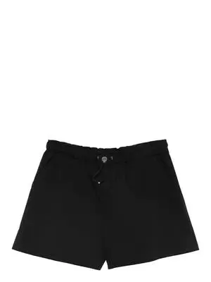 Moschino Logo-patch Shorts - Black