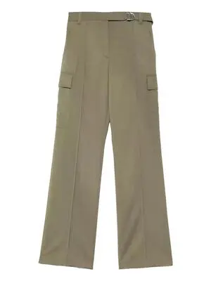 Barbara Bui Gabardine Cargo Pants - Green