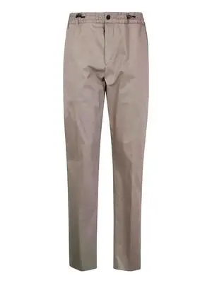 PT TORINO Drawstring-Waist Trousers Brown