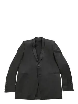 Rick Owens Satin-finish Blazer - Black