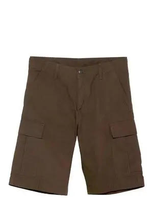 Carhartt Work In Progress Logo-patch Cargo Shorts - Brown