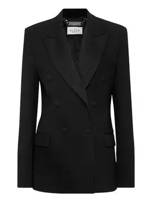 Philipp Plein Double-breasted Blazer - Black