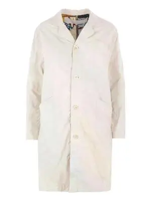 COMME DES GARÇONS TAO Notched-collar Trench Coat - Neutrals