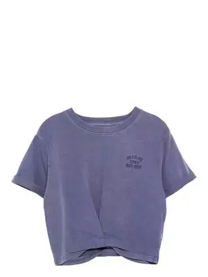 Izzue Embroidered T-shirt - Purple