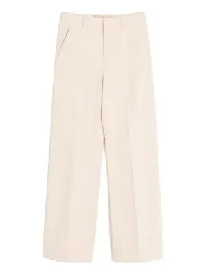 Valentino Garavani Cuffed Cotton Canvas Pants - Neutral