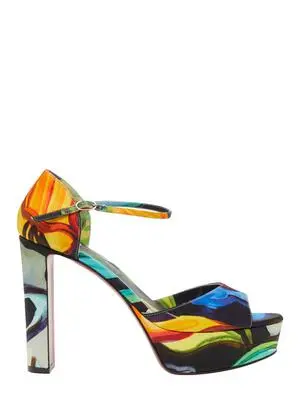 CHRISTIAN LOUBOUTIN 130mm Sandaloo Platform Sandals - Multi
