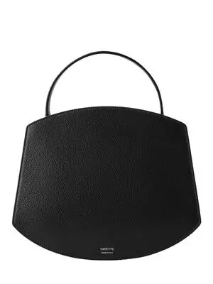 Savette Florence 25 Textured-leather Tote - Black