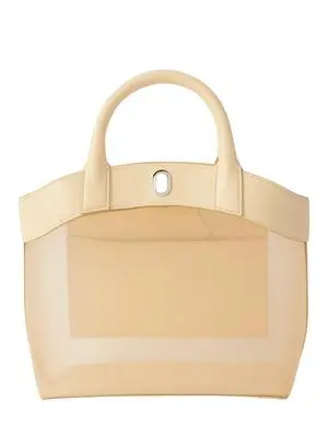 SAVETTE Savette Tondo Leather-Trimmed Mesh Tote