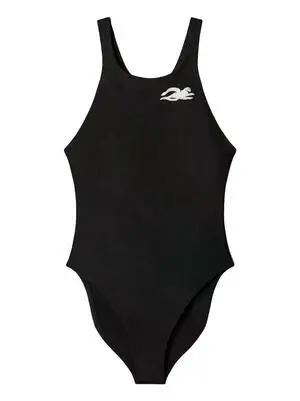 Tory Burch Racerback Bodysuit - Black