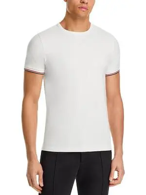 Moncler Slim Fit Short Sleeve Tee - Ivory