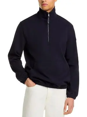Moncler Half Zip Sweatshirt - Navy