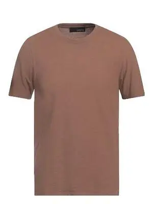 LARDINI T-shirt Light Brown Size Cotton - Beige