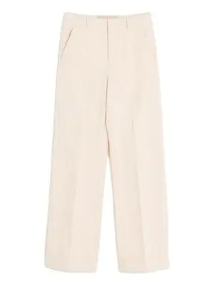 Valentino Garavani Cuffed Canvas Trousers - Shell