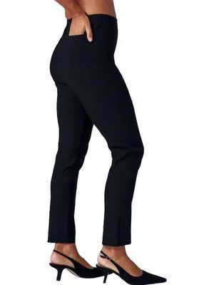 FRANNE GOLDE Franne Golde Slim Ankle Pant Black