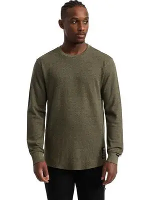 ECKO UNLTD. Pinch Me Thermal Top - Olive Marled