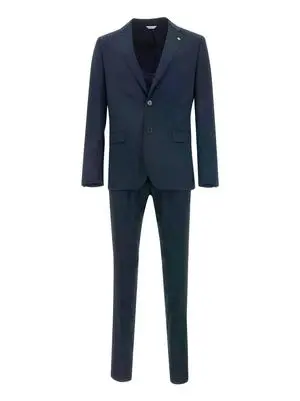 MANUEL RITZ Single-breasted Suit - Blue