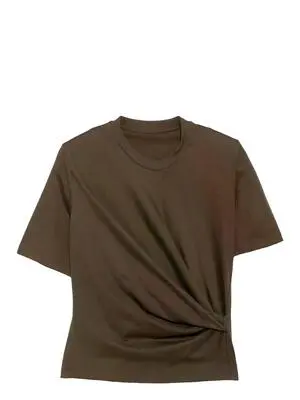 JNBY Pleated T-shirt - Brown