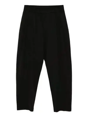 CROQUIS Drawstring Trousers - Black