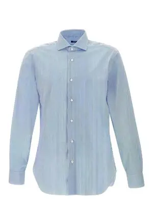 BARBA NAPOLI Striped Shirt - Blue