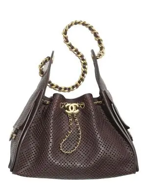Chanel CHANEL 25 Small Handbag Dark Brown