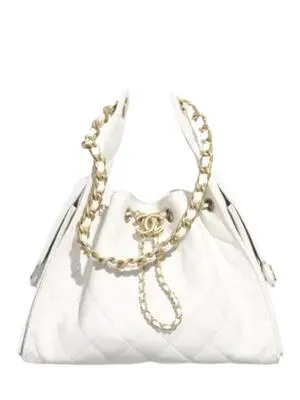 Chanel 25 Handbag - White