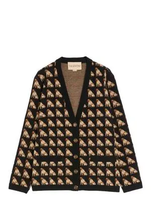 ValentinoGaravani WOOL CARDIGAN Black