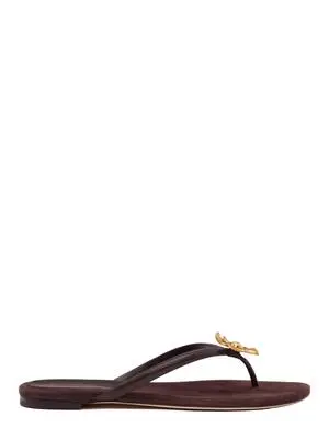 REFORMATION Onyx Thong Sandal - Brown
