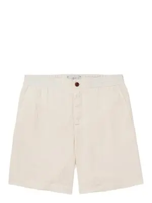 Mr P. Straight-leg Linen Shorts - Neutrals