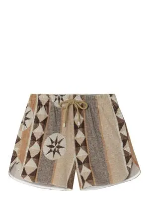 Loewe Jacquard-woven Terry Shorts - Neutrals