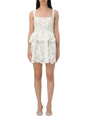 SELF-PORTRAIT Mini Dress - White
