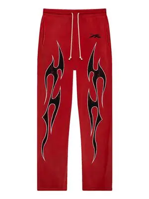 HELLSTAR Halloween Flame Sweatpants - Red